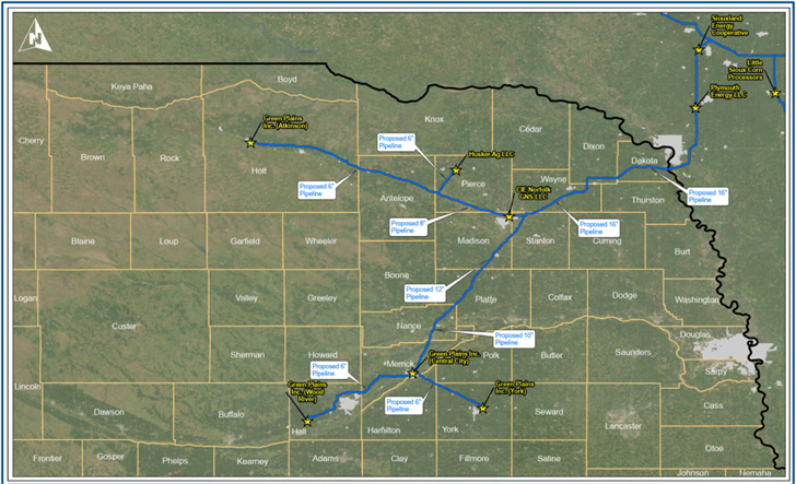 Carbon pipeline makes slow progress acquiring needed mileage in Madison ...