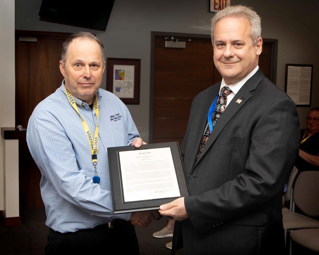 NPPD recognizes Rudloff's decades of service - NORTHEAST - NEWS CHANNEL ...