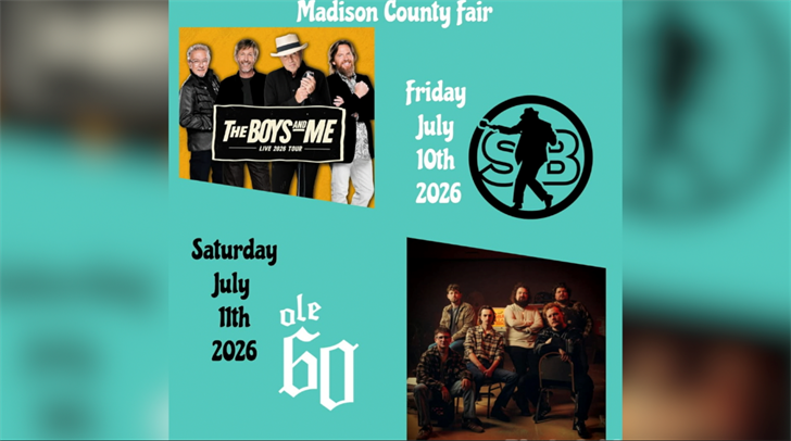 Madison county fair announces 2026 concert lineup - NORTHEAST - NEWS ...